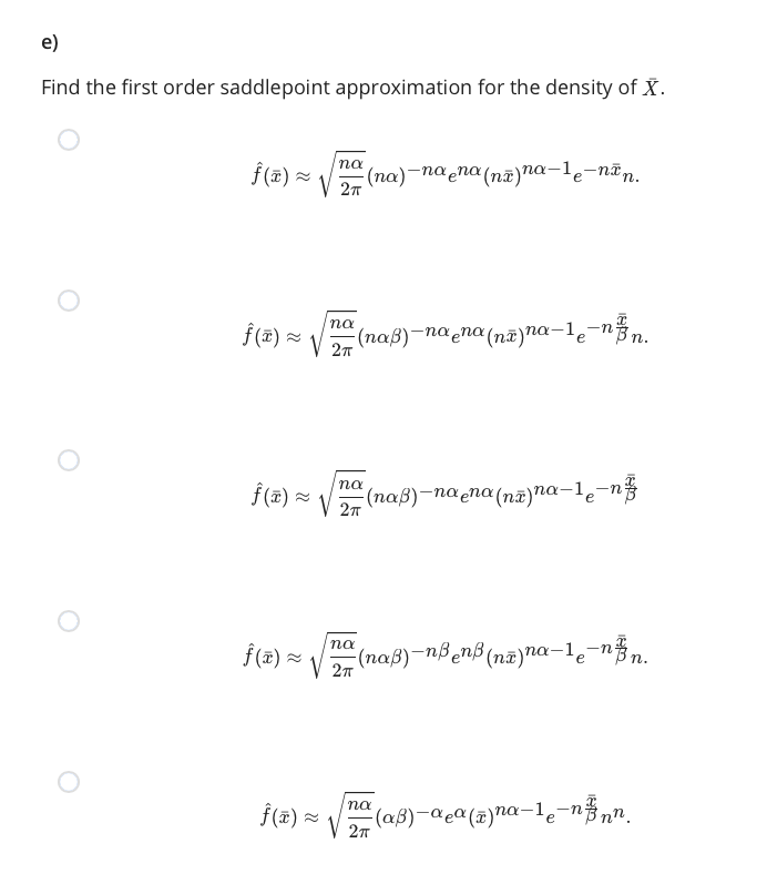 Solved Question Five Consider n independent identically | Chegg.com Solved Question Five Consider n independent identically | Chegg.com