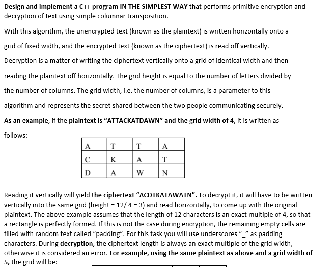 Solved Design And Implement A C Program In The Simplest