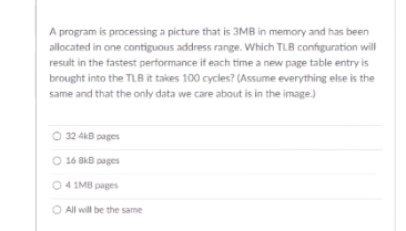 A program is processing a picture that is 3MB in | Chegg.com