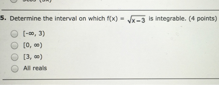 Solved Determine the interval on which f(x) = squareroot x - | Chegg.com