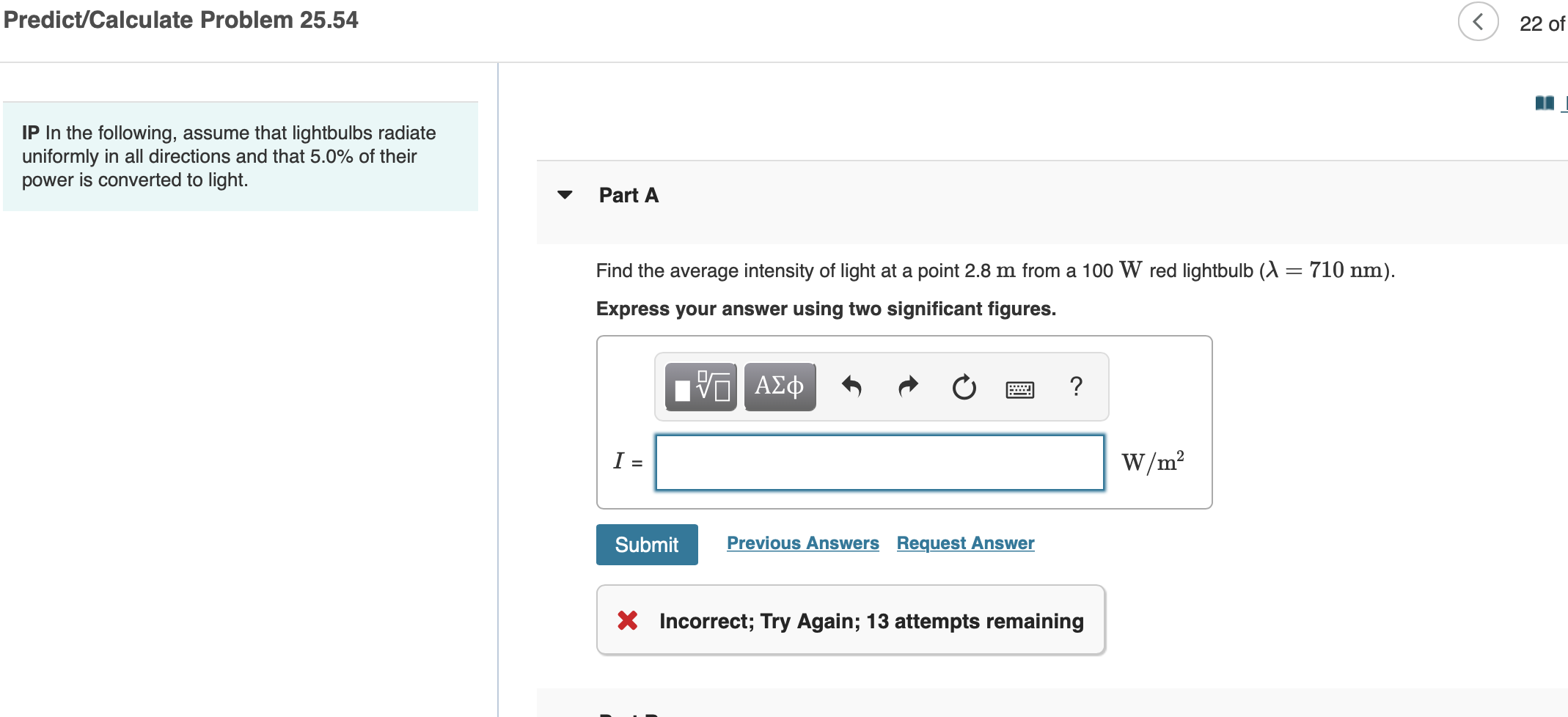 Solved Predict/Calculate Problem 25.54 22 of IP In the | Chegg.com