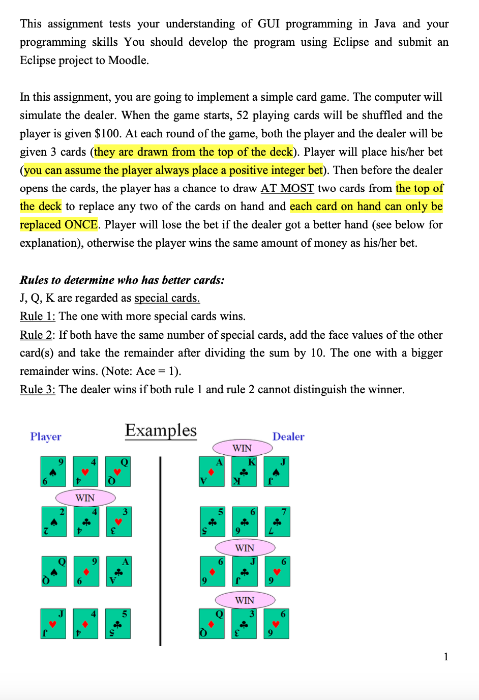 Solved The required language is Java. No other language will | Chegg.com