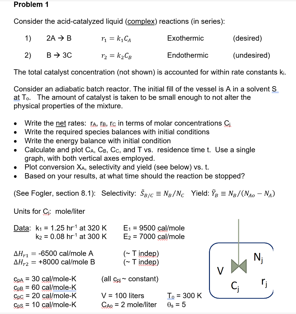 Solved Consider the acid-catalyzed liquid (complex) | Chegg.com