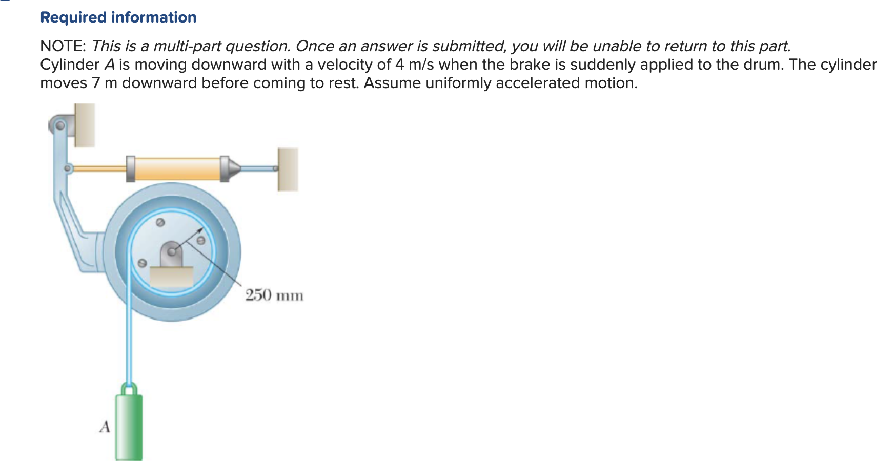 Solved Determine the angular acceleration of the drum. (You | Chegg.com