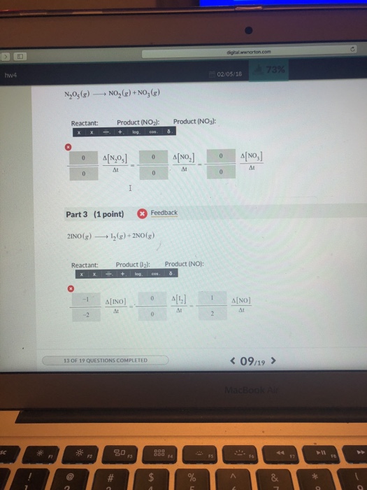 Solved hw4 02/05/18 Part 1 (1 point) Feedback Add either a | Chegg.com