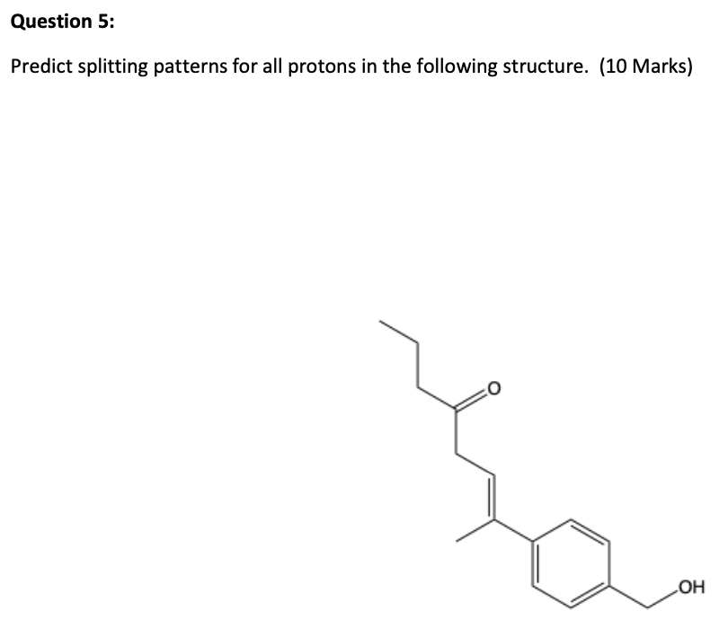 Solved Question 5: Predict splitting patterns for all | Chegg.com