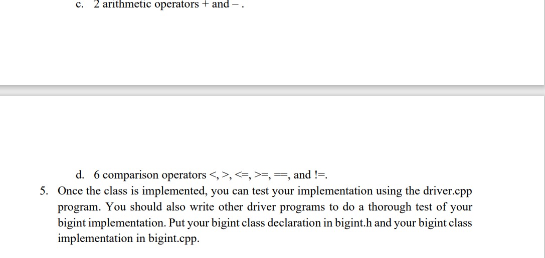 Objective 1. Practice building class with operator | Chegg.com