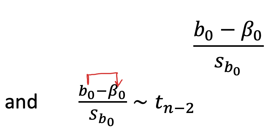 Solved sb0b0−β0∼tn−2sb0b0−β0sb0=MSE[n1+Σ(Xi−Xˉ)2Xˉ2] | Chegg.com