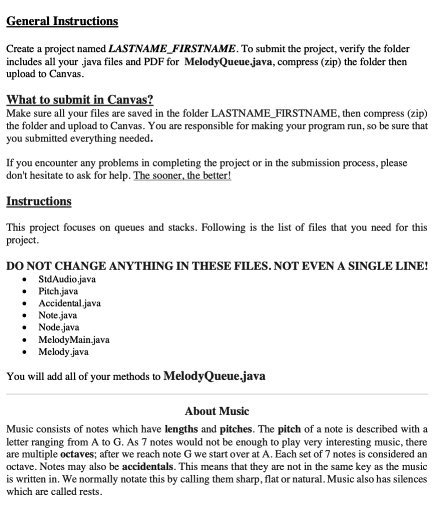 Solved General Instructions Create A Project Named 