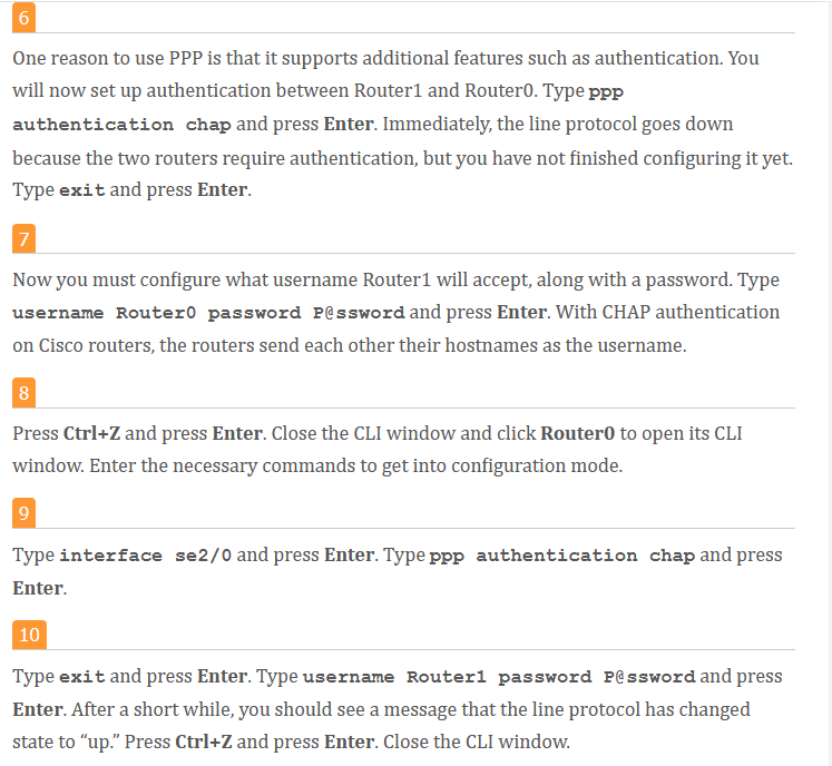 Configuring PPP on a WAN Link Time Required: 10 | Chegg.com