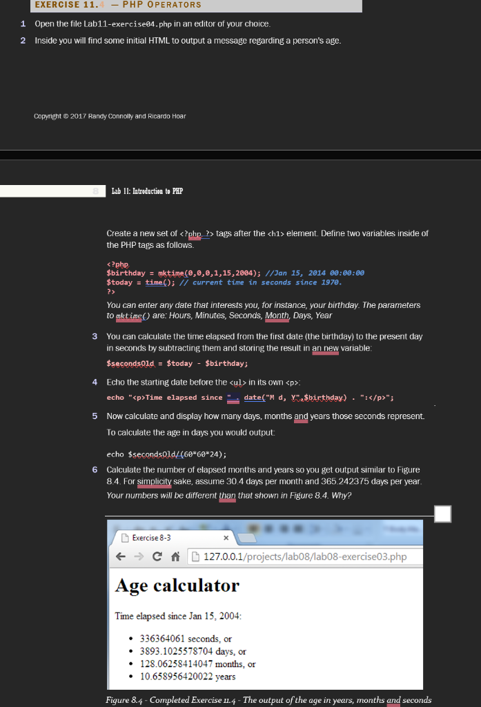 Solved Help with 11.4 exercise of Fundamentals of Web | Chegg.com