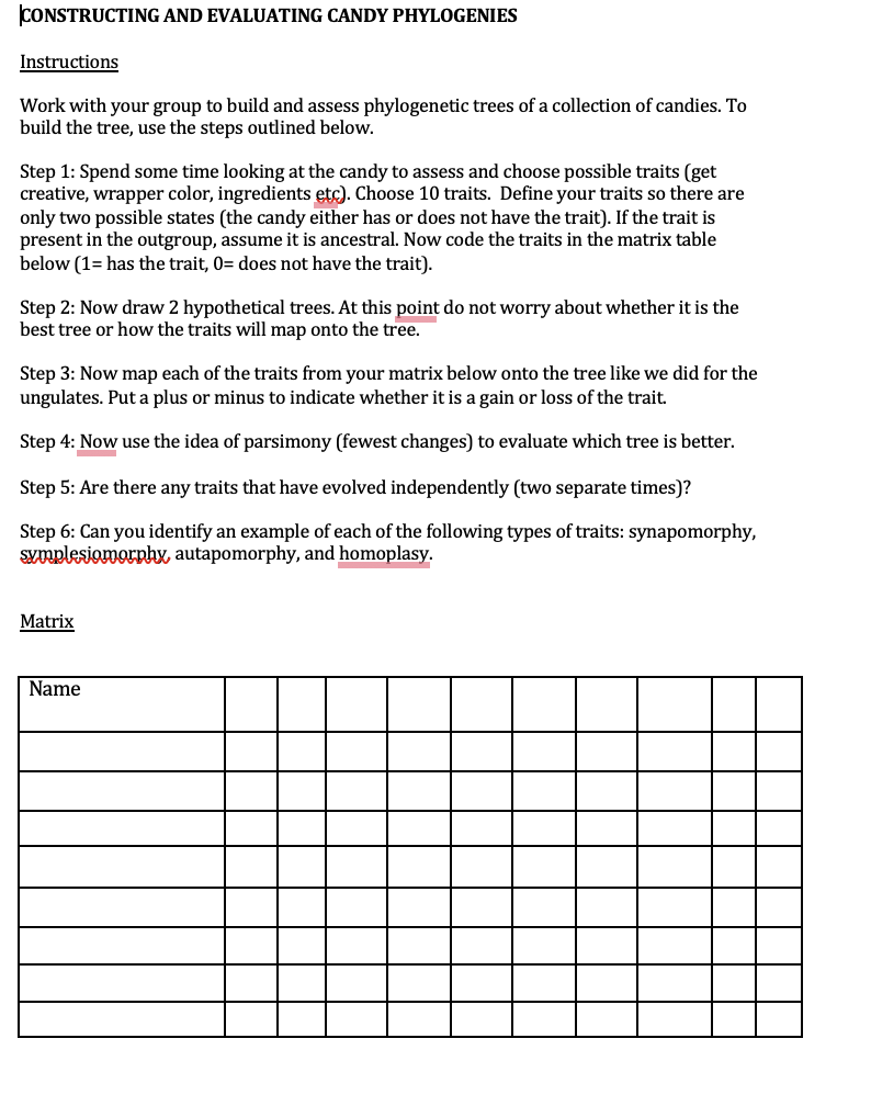 Solved |CONSTRUCTING AND EVALUATING CANDY | Chegg.com
