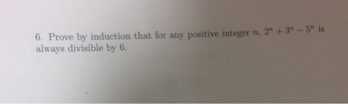 Solved Prove by induction that for any positive integer n, | Chegg.com
