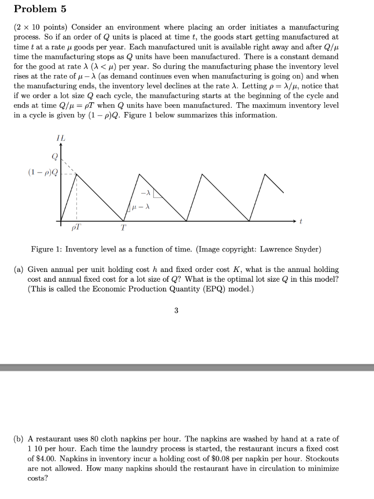 [Solved]: (210 points) Consider an environment where placi