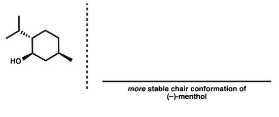Solved draw the more stable chair conformation of menthol: | Chegg.com