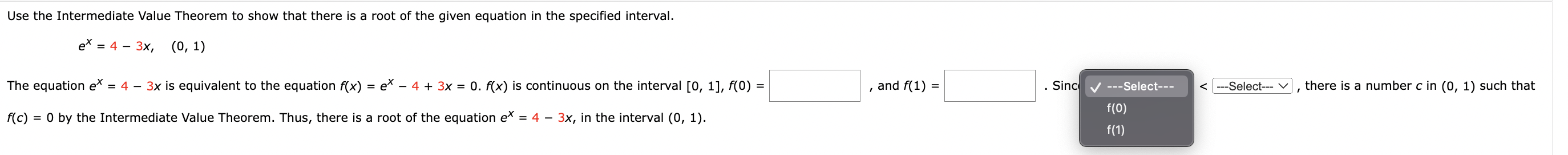 Solved Use the Intermediate Value Theorem to show that there | Chegg.com