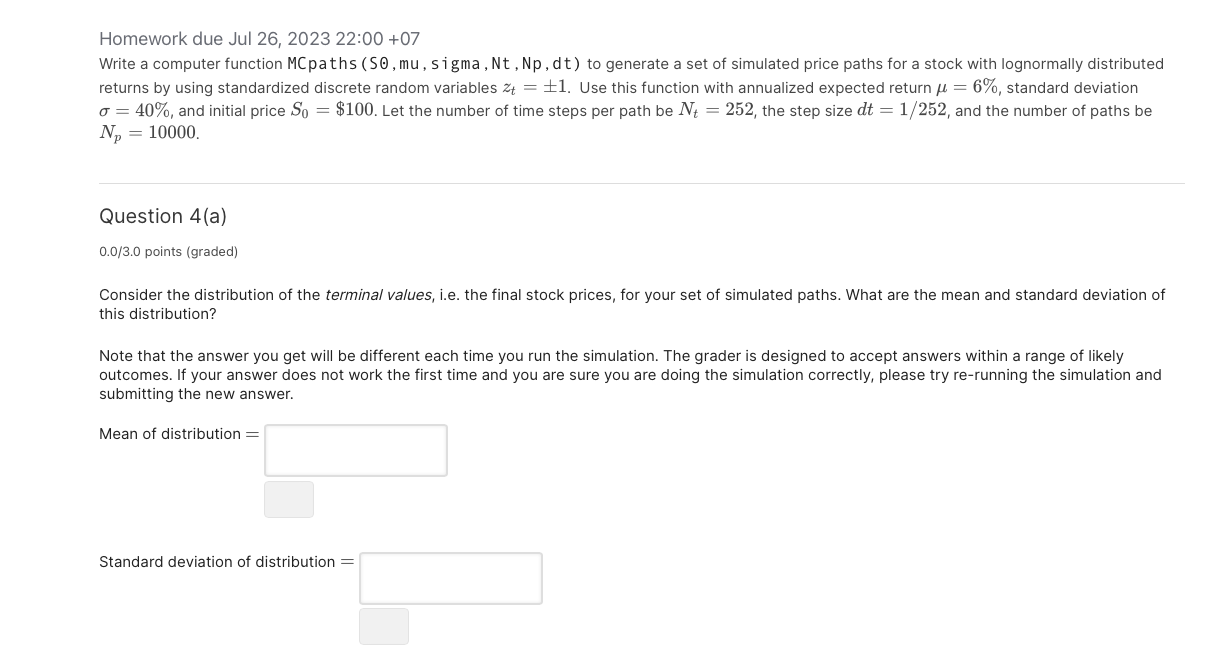 Solved Homework due Jul 26, 2023 22:00 +07 Write a computer | Chegg.com