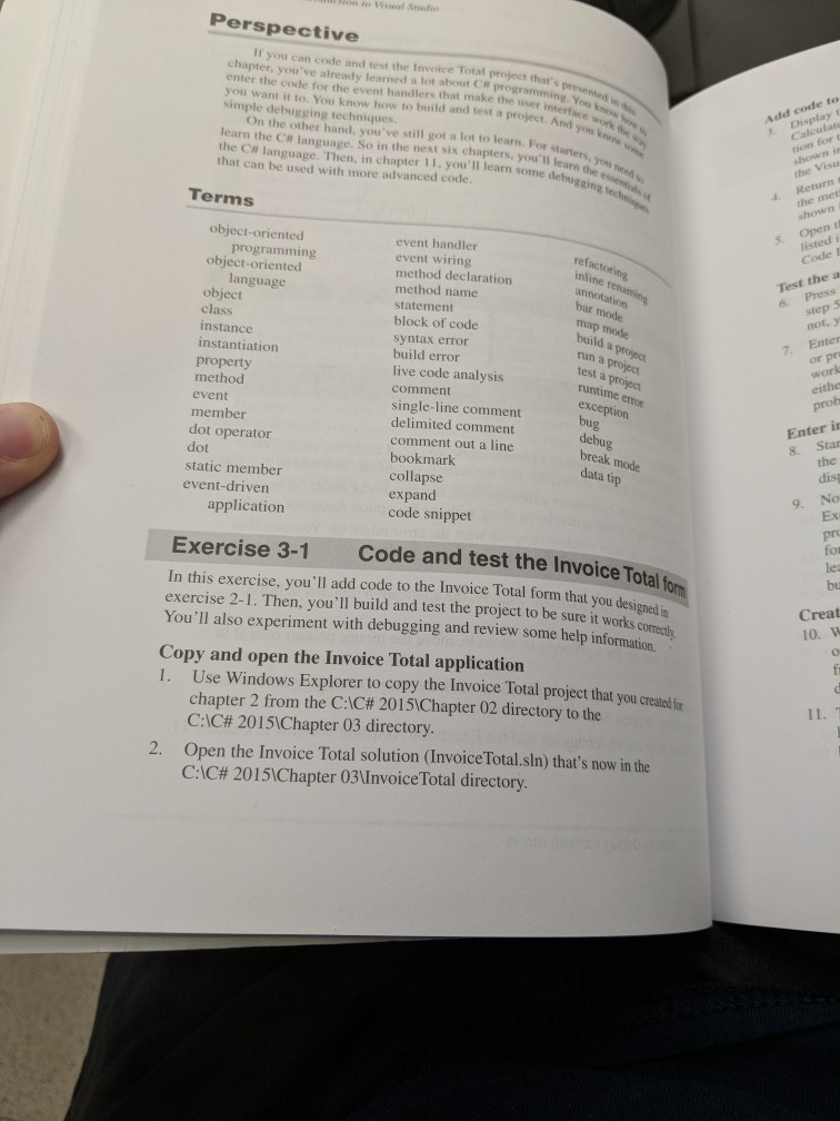 Solved sinple debugging techniques Exercise 3-1 Code and | Chegg.com
