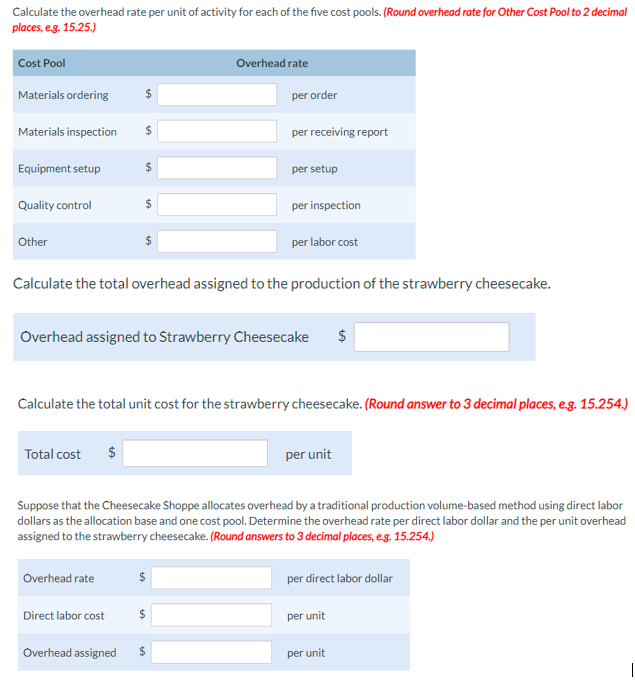 Solved The Cheesecake Shoppe is a national bakery that is | Chegg.com