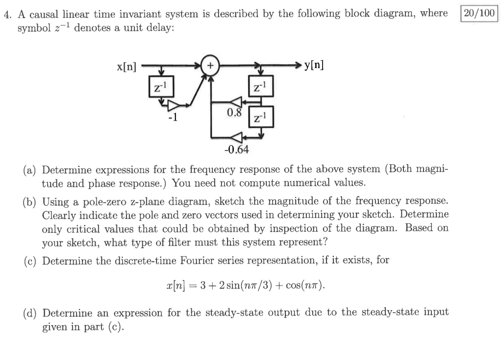 Solved A causal linear time invariant system is described by | Chegg.com