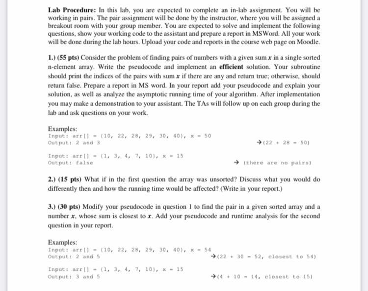 Solved Lab Procedure: In this lab, you are expected to | Chegg.com