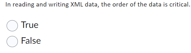 Solved Before reading or writing XML data, you must load | Chegg.com