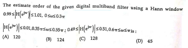 Solved The dead band range of a first order IIR filter given | Chegg.com