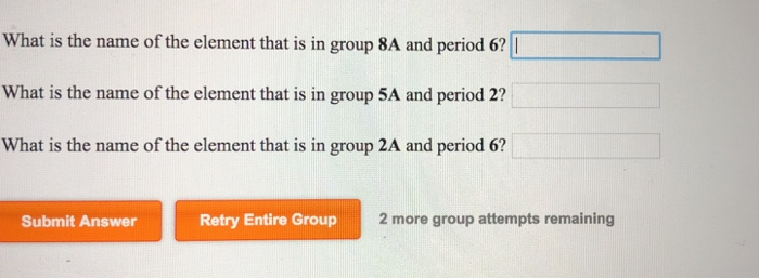 Solved What is the name of the element that is in group... | Chegg.com