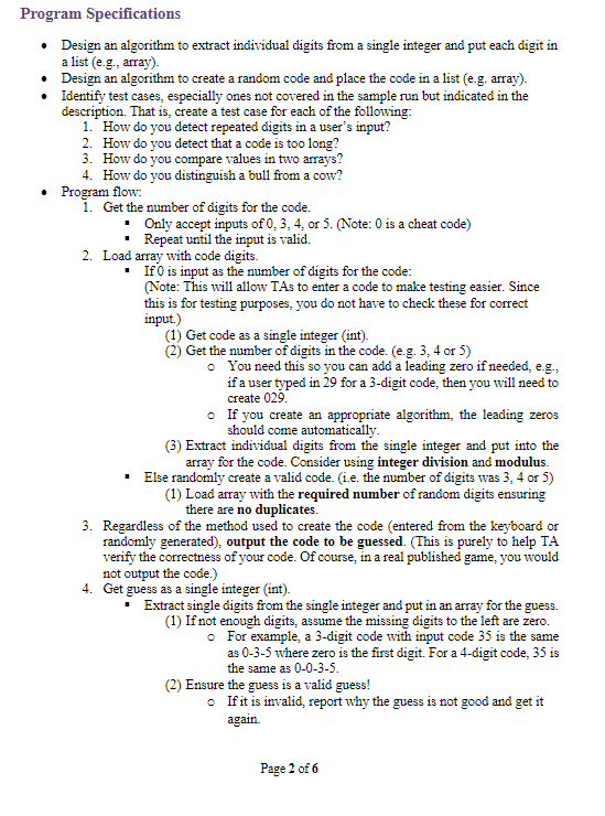 Solved Design an algorithm to extract individual digits from | Chegg.com