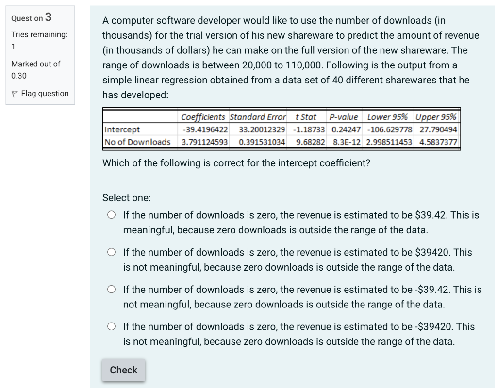 Solved A computer software developer would like to use the | Chegg.com