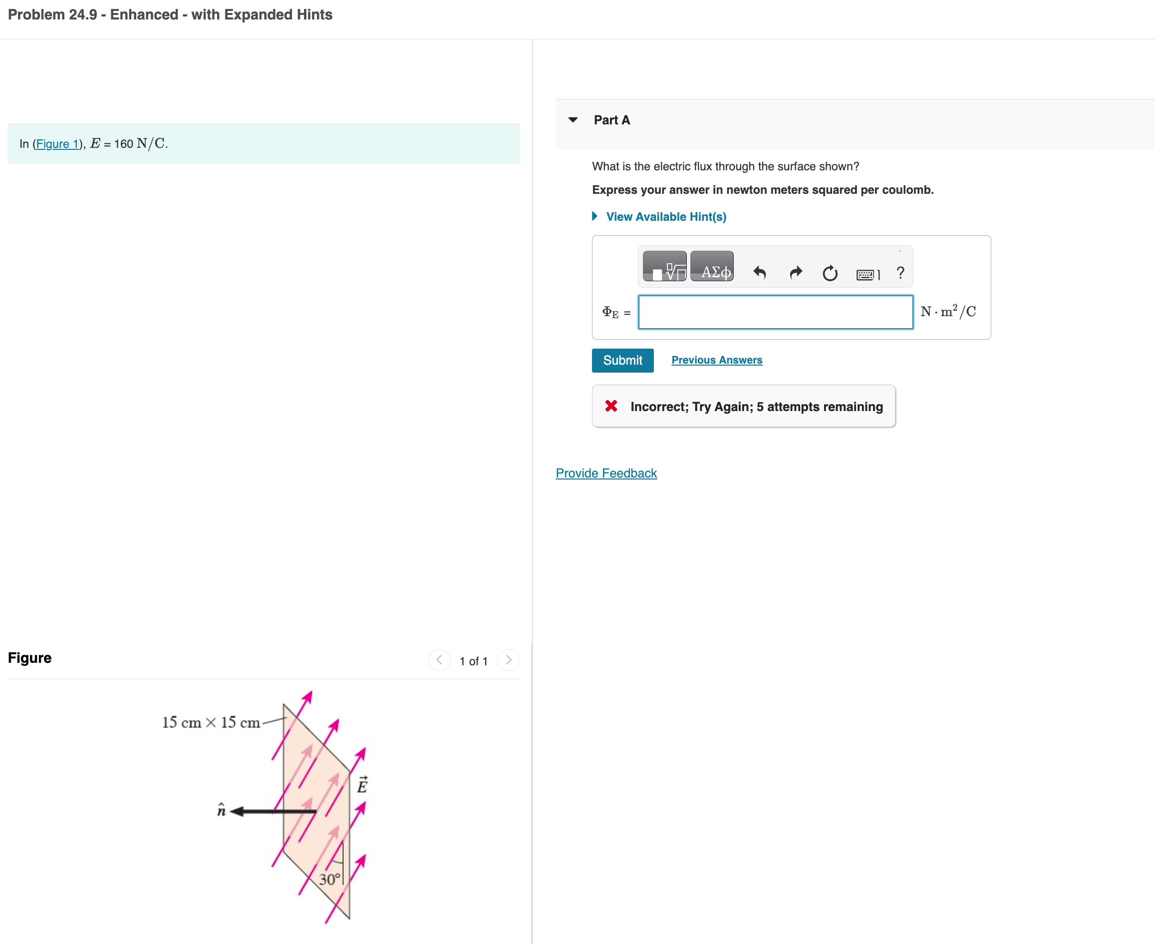 Solved Problem 24.9 - ﻿Enhanced - ﻿with Expanded HintsIn | Chegg.com