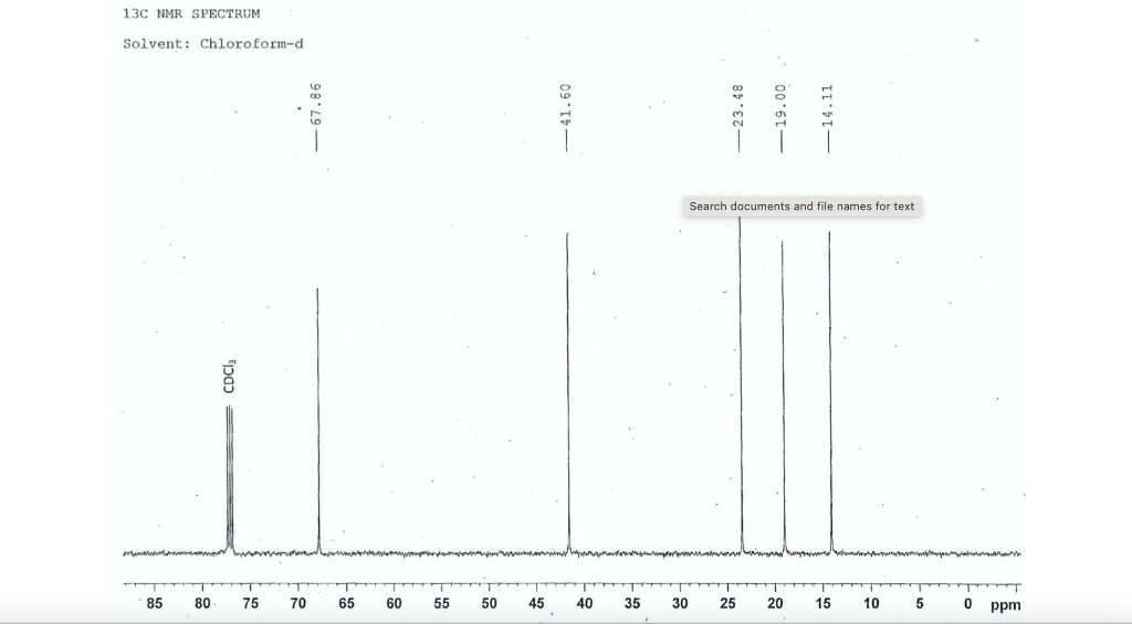 Solved 1H NMR Spectrum Solvent: CDCl3 Expansion of the | Chegg.com
