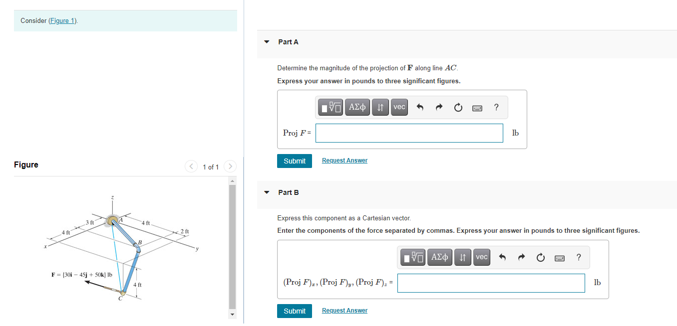 Solved Consider Figure 1 Part A Determine The Magnitude