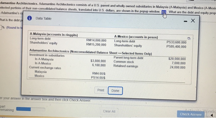 Solved Problem 14-9 (algorithmic) Question Help * Adamantine | Chegg.com