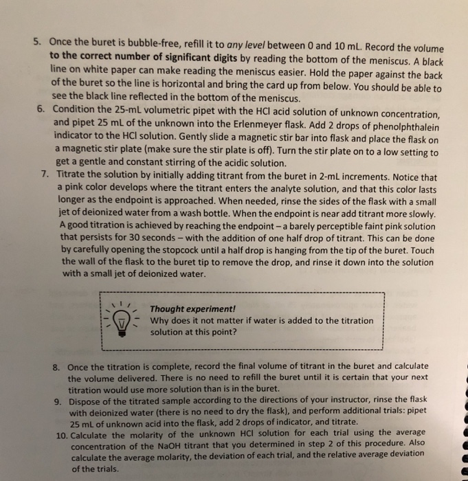 Solved Procedures Cautions: The dilute HCI and NaOH | Chegg.com