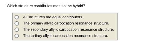 Solved Three resonance structures of the following cation | Chegg.com