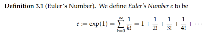 Solved Theorem 3.2 (Irrationality of e ). e is an irrational | Chegg.com