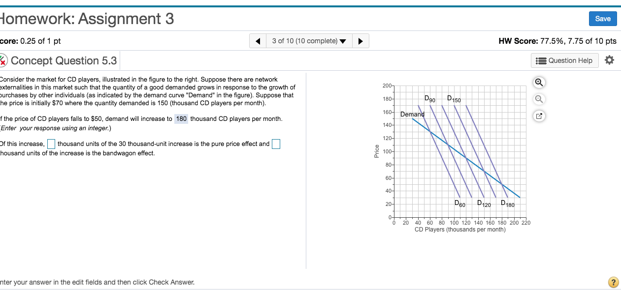 Solved Homework: Assignment 3 Save 3 of 10 (10 complete) HW | Chegg.com