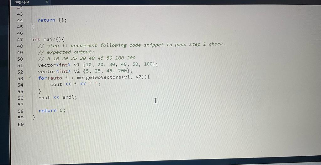 Solved #include #include 1 2 3 4 5 6 7 using std::cout; | Chegg.com