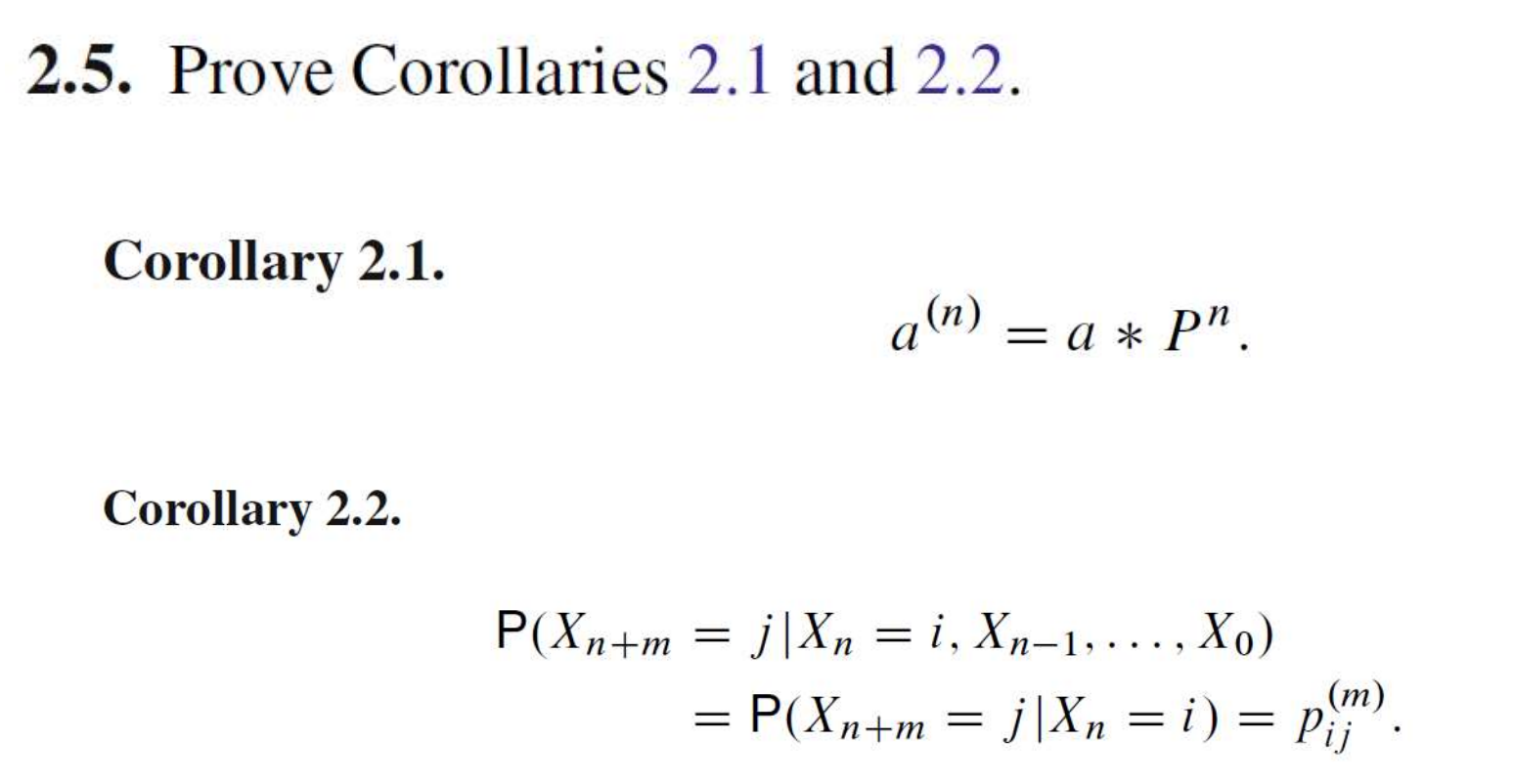 2.5. ﻿Prove Corollaries 2.1 ﻿and 2.2.Corollary | Chegg.com