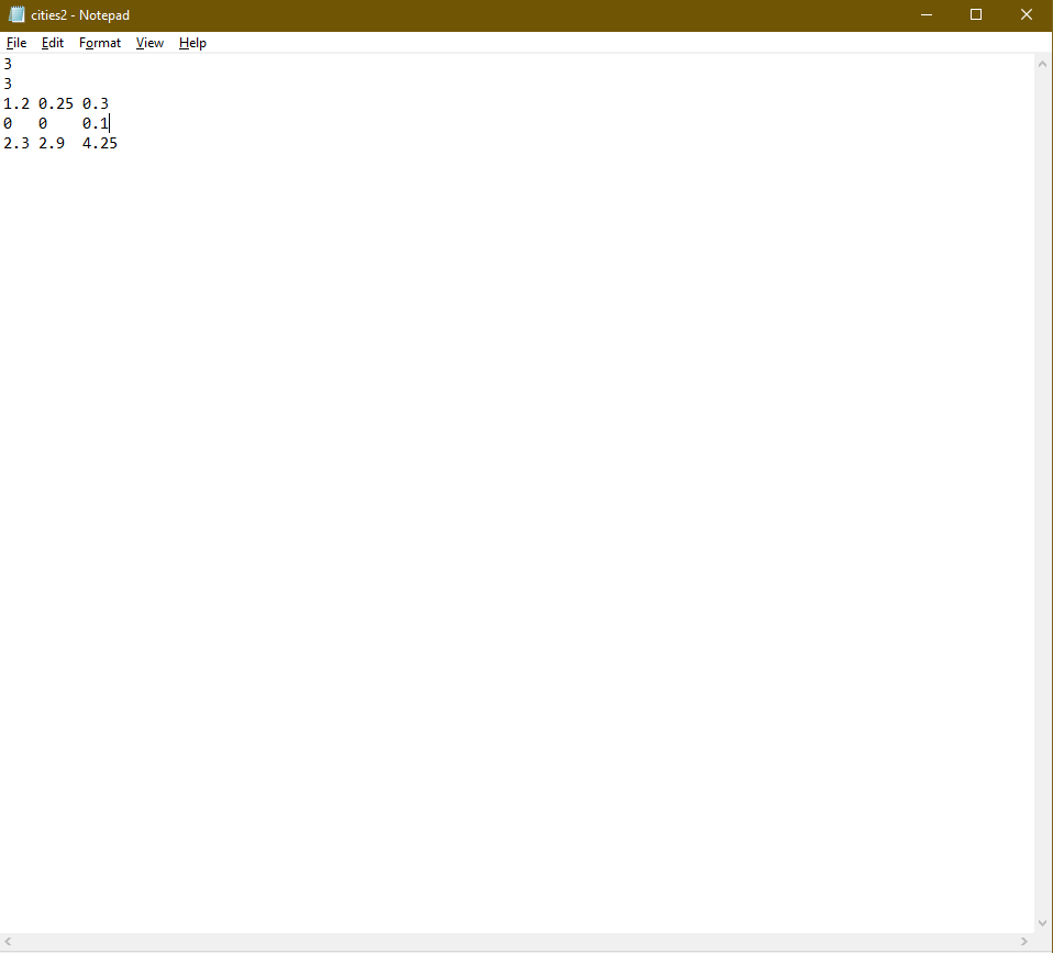 - cities1 - Notepad Eile Edit Format View Help k 3 | Chegg.com