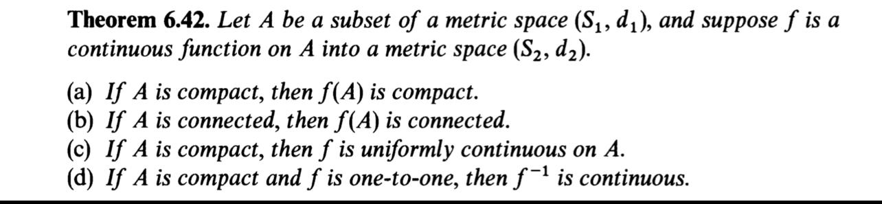 Solved Theorem 6.42. Let A be a subset of a metric space | Chegg.com