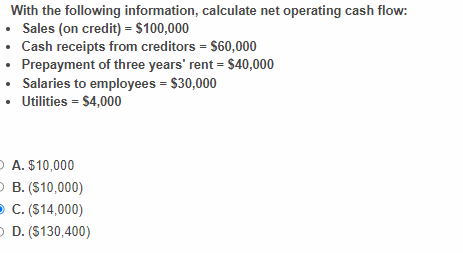 Solved With the following information, calculate net | Chegg.com