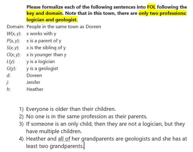 Formal logic this is philosophy formal logic/logic | Chegg.com