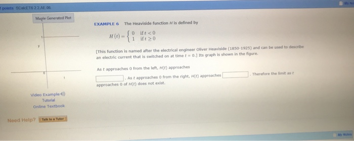 Solved The Heaviside function H is definite by [This | Chegg.com