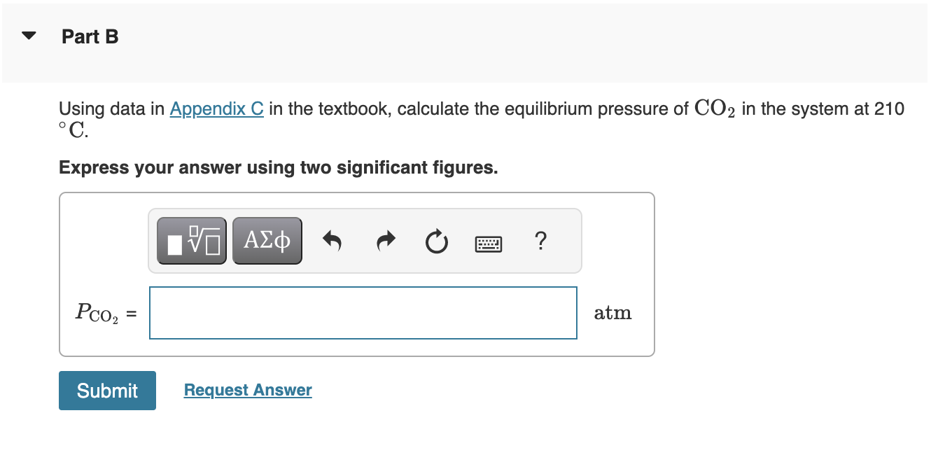 PbCO3(s)⇌PbO(s)+CO2(g)Using data in App endix C in | Chegg.com