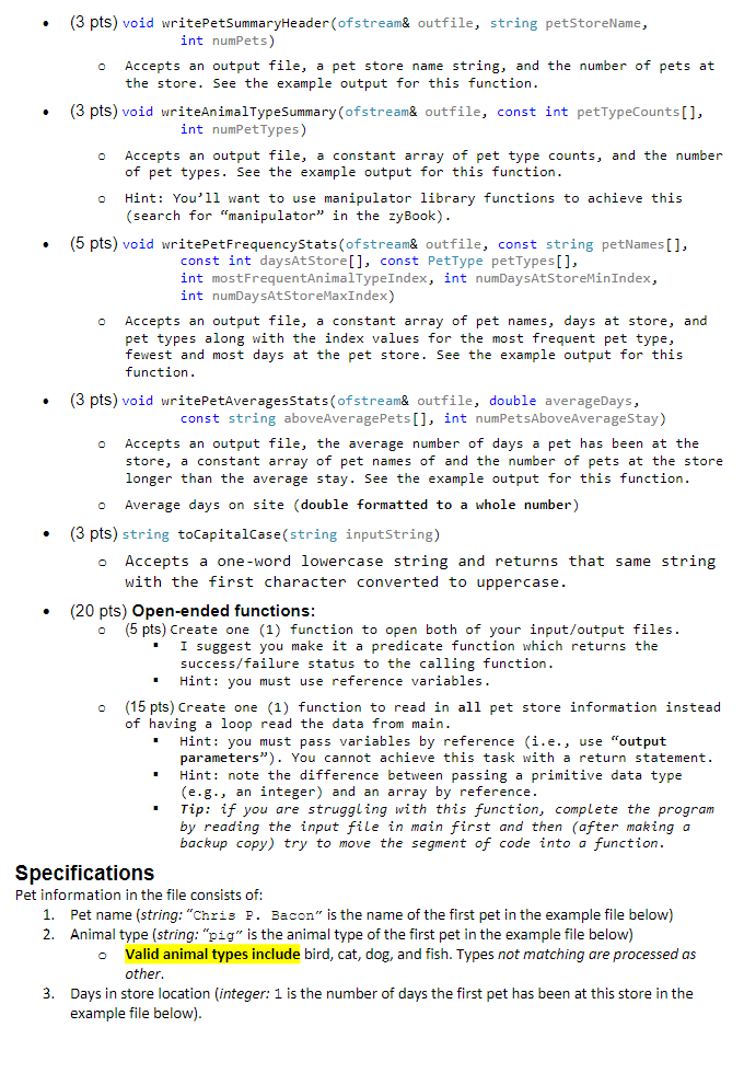 Solved Overview and Requirements This program is a follow-up | Chegg.com
