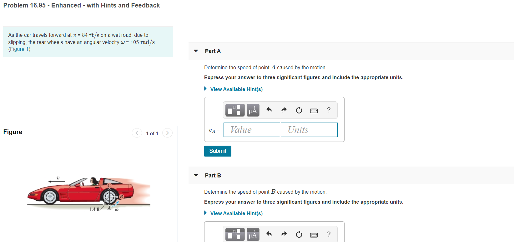 Solved Problem 16.95 - Enhanced - with Hints and Feedback As | Chegg.com