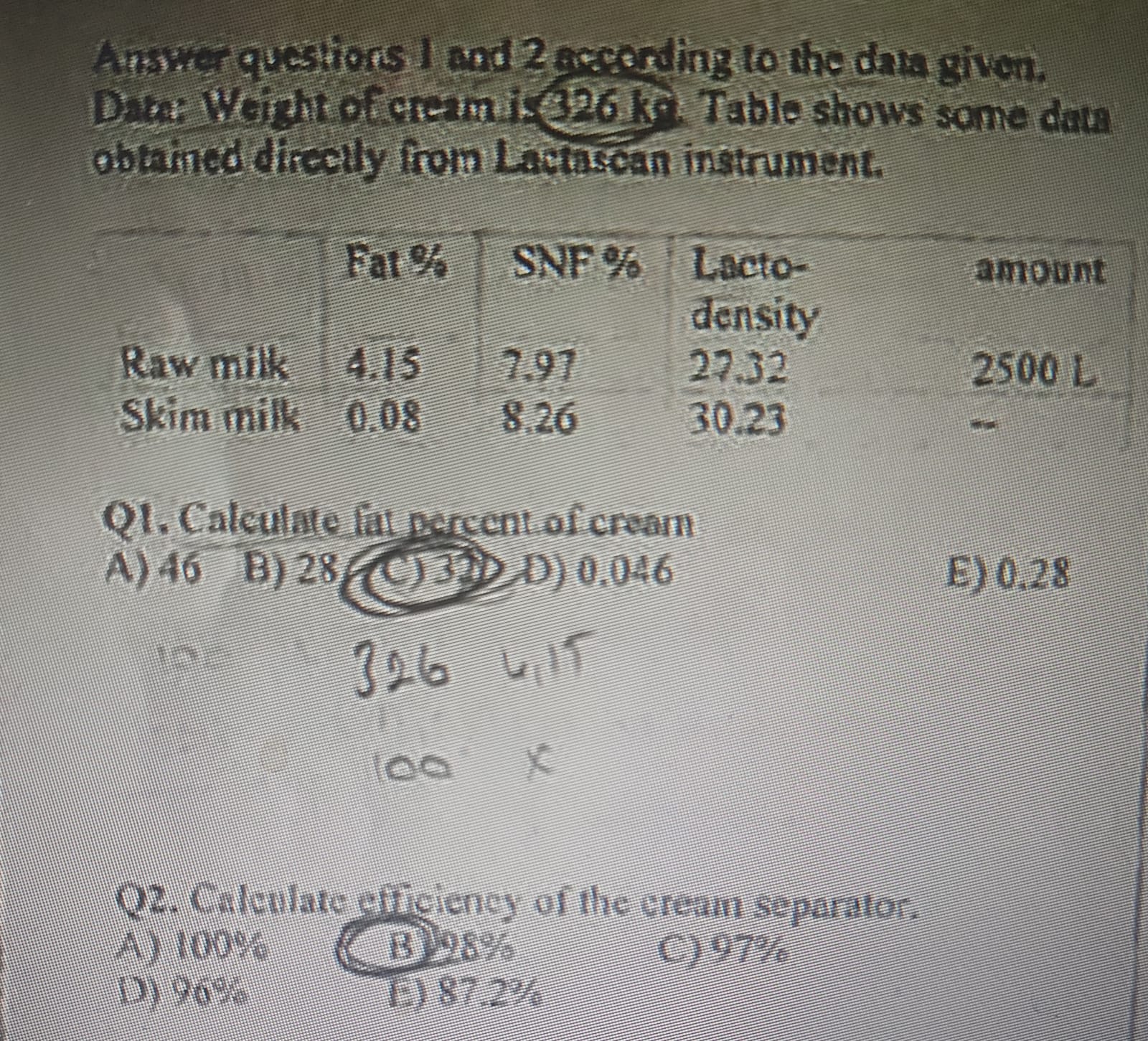 Answer questions 1 ﻿and 2 ﻿according to the data | Chegg.com