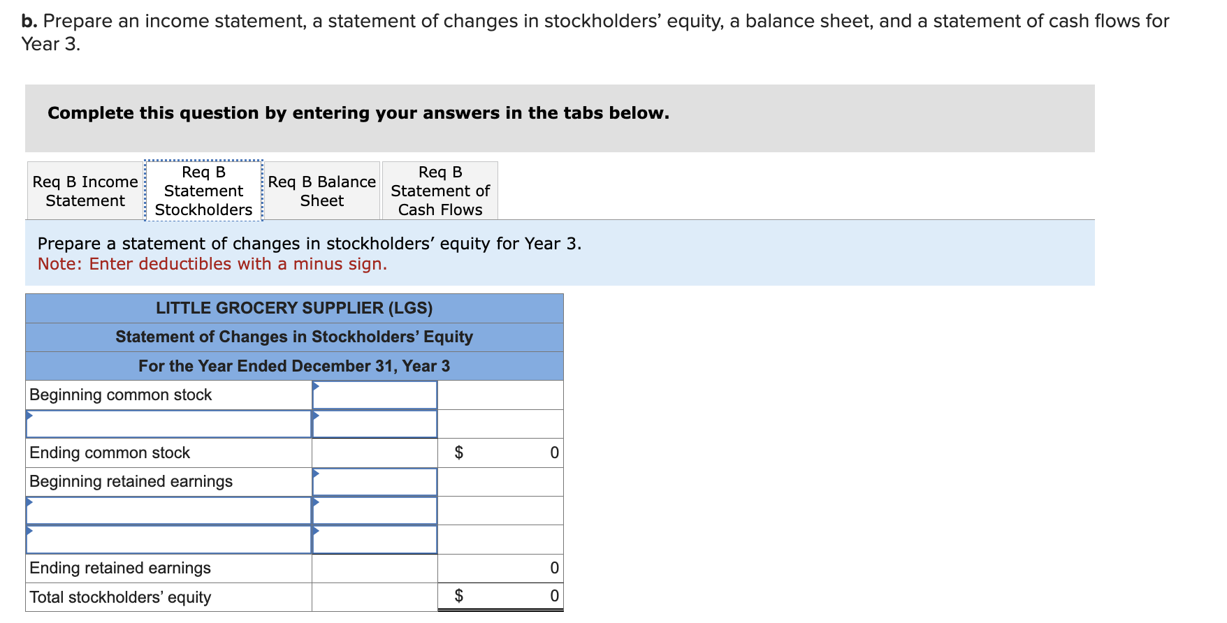 Solved Exercise 7-15A (Static) Comprehensive single-cycle | Chegg.com